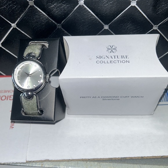 Avon | Accessories | Pretty As A Diamond Cuff Watch | Poshmark